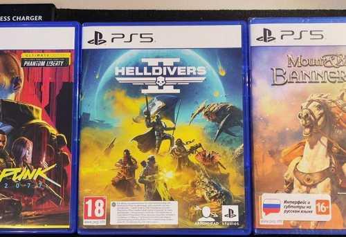 Helldivers 2, Cyberpunk 2077, Bannerlord для PS5