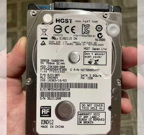 Жесткий диск hitachi 500 gb