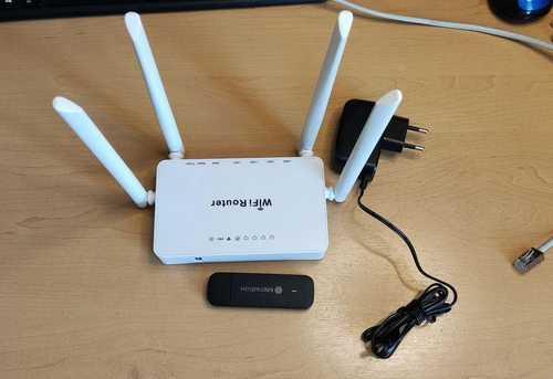 4G модем Huawei E3372h-153 wifi роутер ZBT WE1626