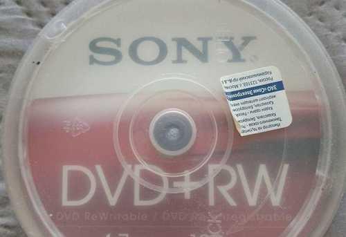 Болванка DVD+RW Sony (1уп10шт)