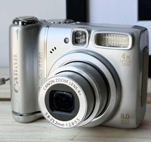 Canon PowerShot A 580 скол на крышке