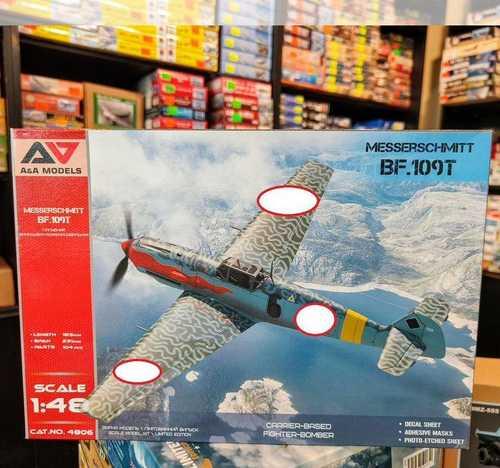 A&A Models 4806 Истребитель Bf-109T 1/48