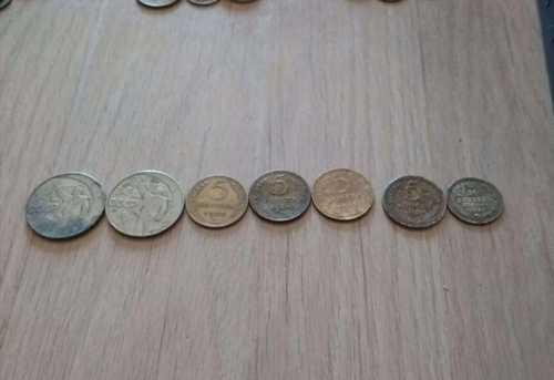 Монеты СССР и царцкие 20 копеек серебро
