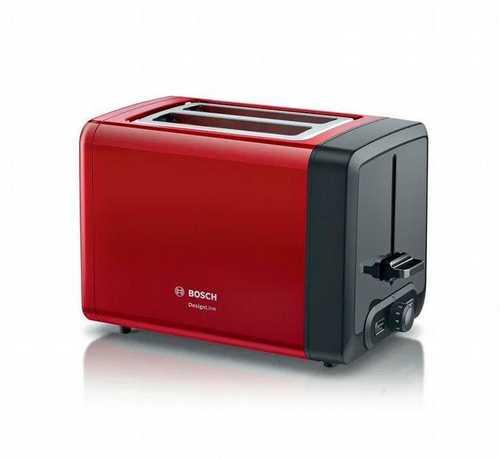 Тостер Bosch DesignLine TAT4P424, красный