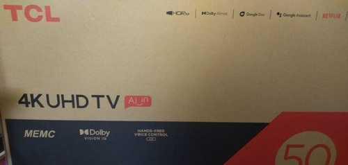 Телевизор TCL AndroidTV 50 с полосой