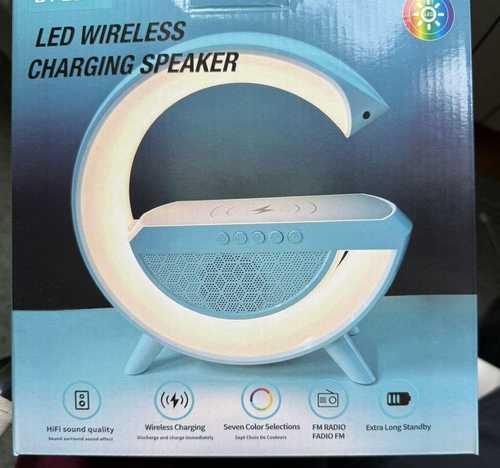 LED wireless charging speaker