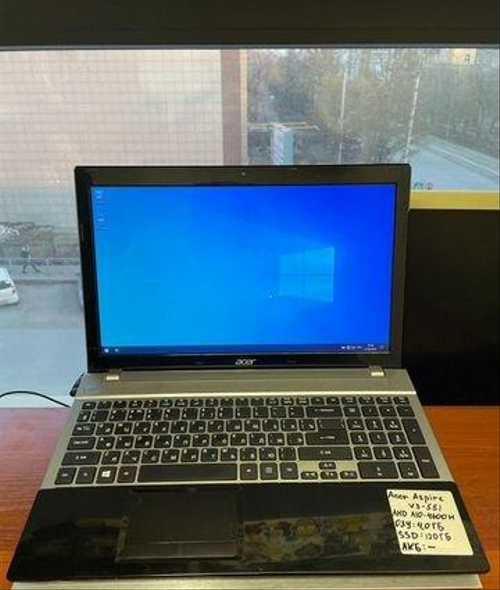 Шикарный Acer 4 ядра с SSD для дома и офиса