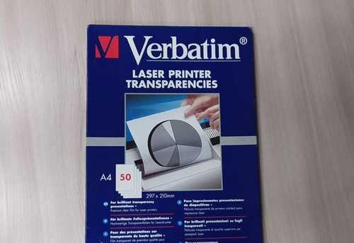 Verbatim прозрачная пленка для лазерных принтеров