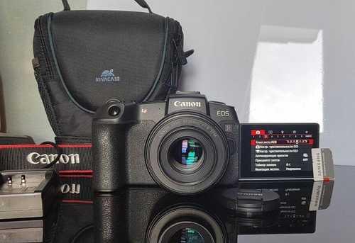 Canon RP + RF 50mm stm + 2 аккумулятора