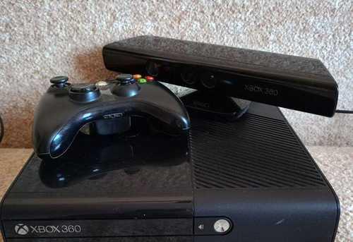 Xbox 360E прошит фрибут+кинект+игры