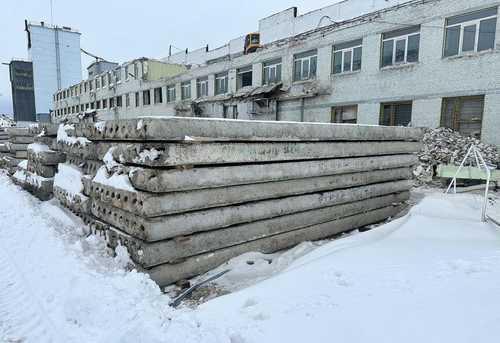 Плиты перекрытия пустотные бу