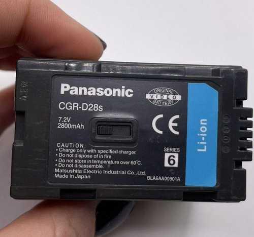 Аккумулятор Panasonic CGR-D28s бу