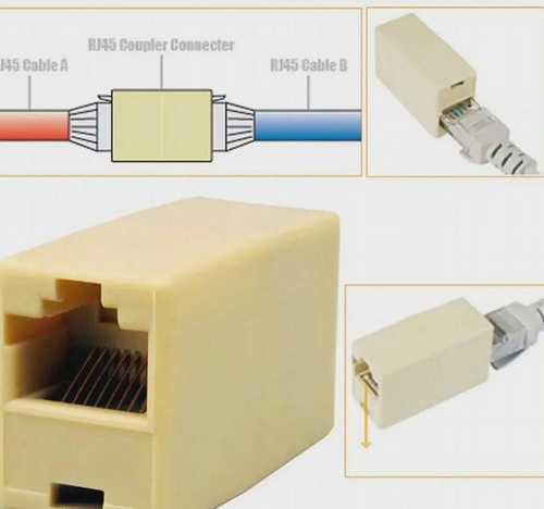 Соединитель витой пары UTP RJ45