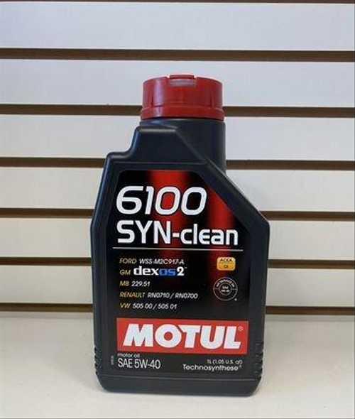 Масло 5W40 motul 6100 5W40 SYN-clean C3 1л