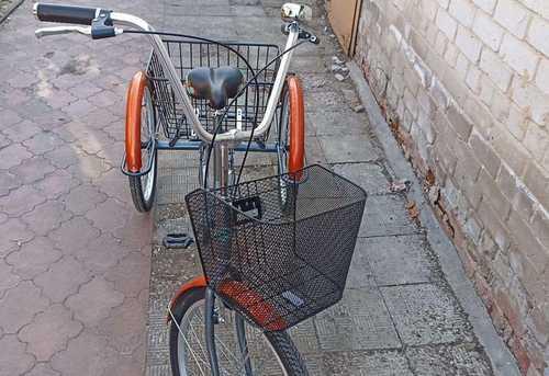 Трехколесный велосипед для взрослых Дачник