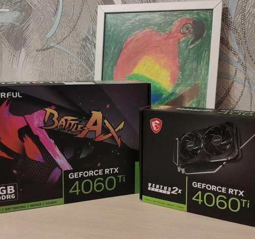 Видеокарта GeForce rtx 4060 ti