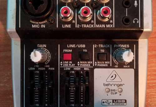 Микшер behringer xenyx 302USB