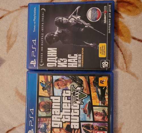 Игры на Ps4 Gta 5/ The last of us