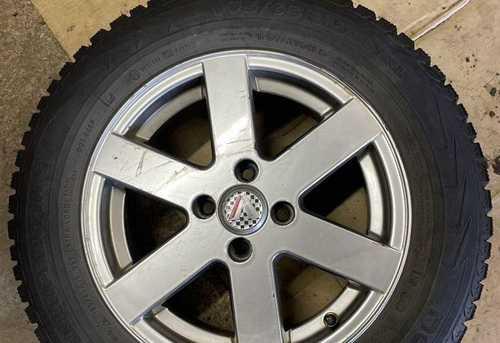 Колесо R15 Rubber Wheels Standard 195/65, PCD 4x100 DIA 60.1