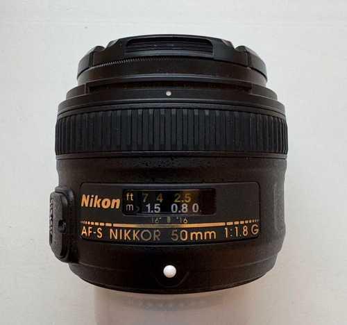 Объектив Nikon 50 mm f/1.8D AF Nikkоr