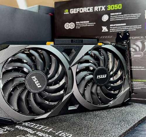 Видеокарта MSI GeForce RTX 3050 Ventus 2X 8G