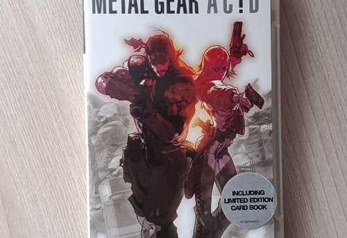 Metal Gear acid для psp(limited edition book)