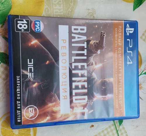 Battlefield 1 революция ps4 диск