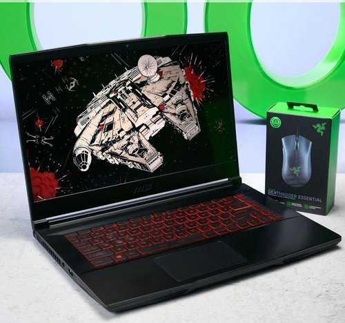 Ноутбук MSI Thin для игр / RTX 3060 / Core i5