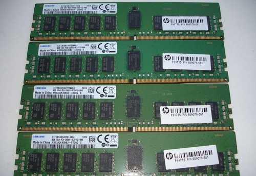 Оперативная память DDR4 Samsung 8gb ECC REG (4 шт)