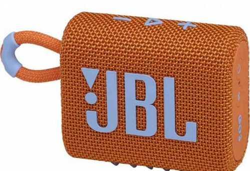 Колонка портативная JBL GO 3 оранжевая