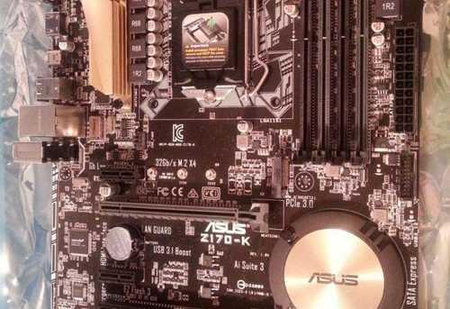 Материнская плата asus z170-k