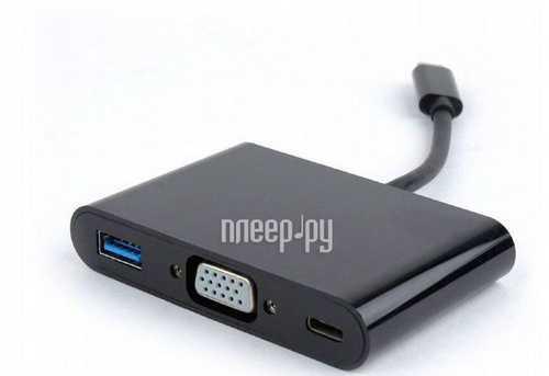 Адаптер Gembird Cablexpert 3 in 1 USB-C to VGA