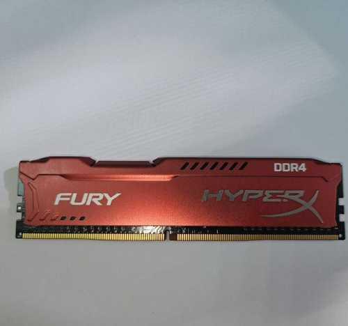 Память DDR4 8192MB 2400MHz Kingston HyperX fury Re