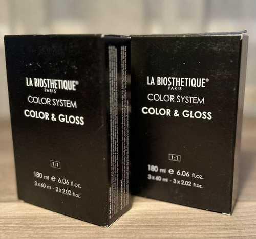 La biosthetique color system color & gloss