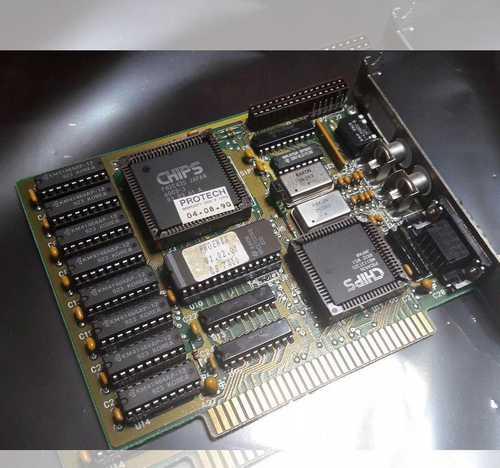 PCChips PA-wtega EGA 256Kb 8 bit 1986г