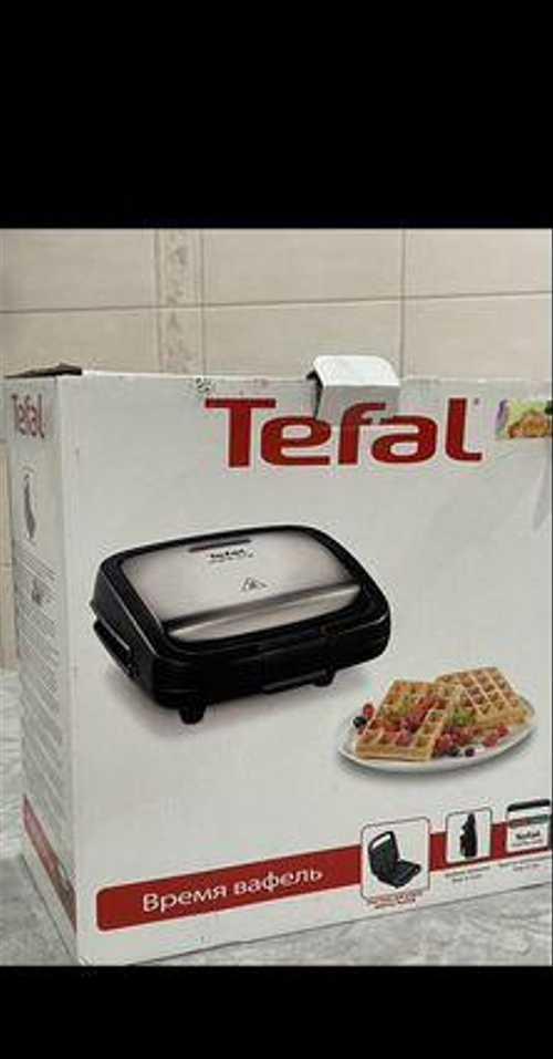 Вафельница tefal новая