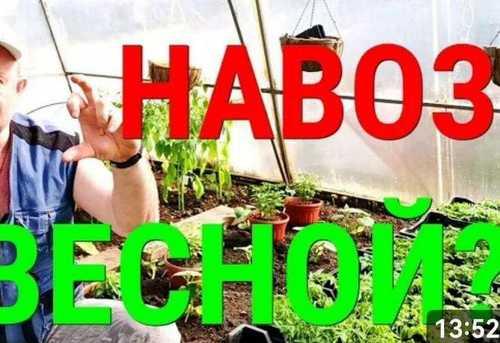 Навоз перегной