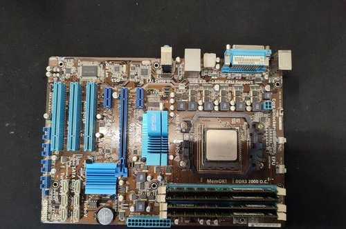 Комплект Asus 5A87+ Amd Phenom ll + Kingston DDR3