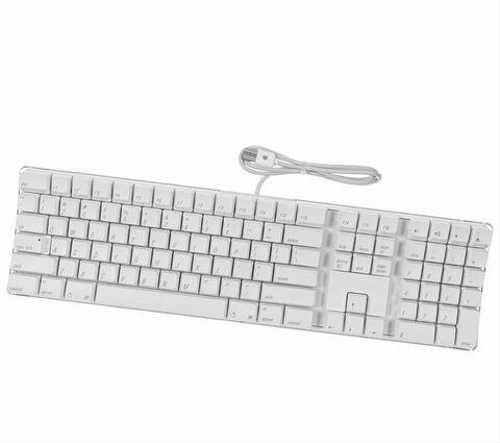 Клавиатура Apple Wired Keyboard White a1048