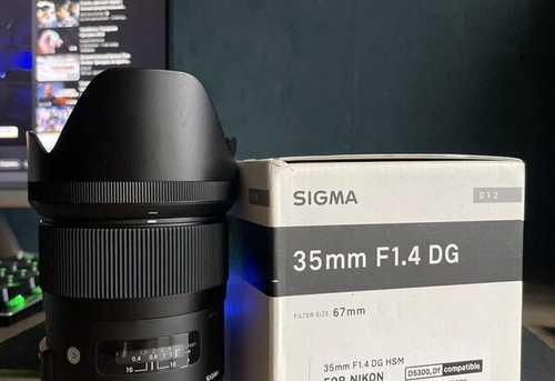 Sigma 35mm f/1.4 art Nikon