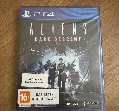 Aliens dark descent ps4 новый