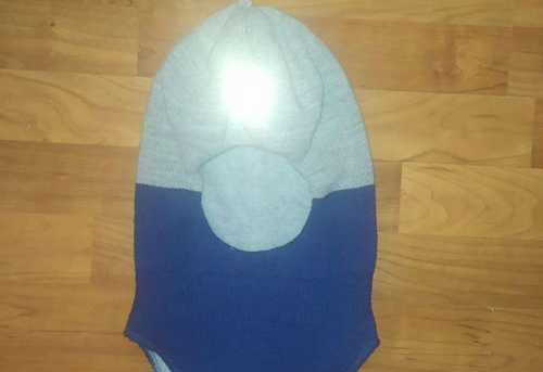 Шапка-шлем на мальчика 54 размер