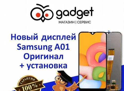 Дисплей Samsung Galaxy A01 (SM-A015) + установка