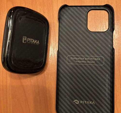 Чехол pitaka iPhone 12 с авт.зарядным устроством