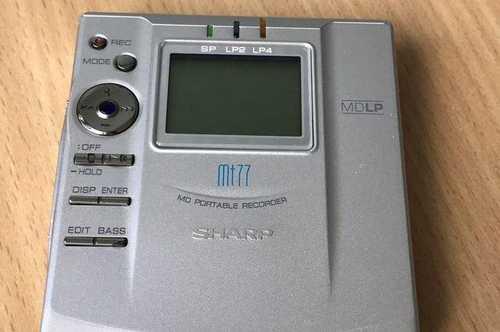 Минидисковый плеер MD Sharp mt77