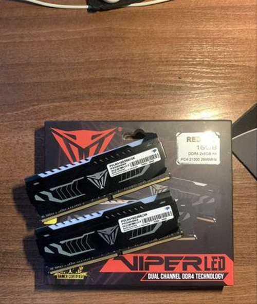 Patriot Viper LED 16gb(2666)