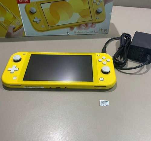 Nintendo switch lite прошитая + любые игры