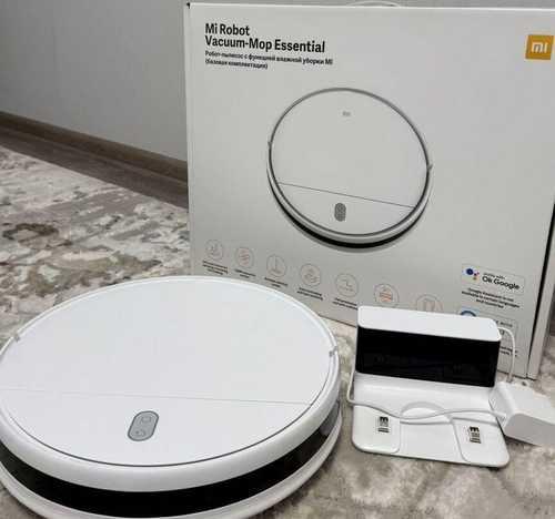 Робот пылесос xiaomi mi robot vacuum mop essential