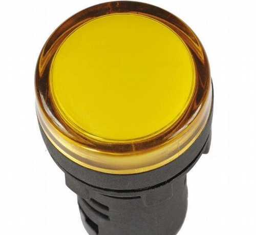 Лампа IEK AD22DS(LED) матрица, желтая, 12В, 22 мм