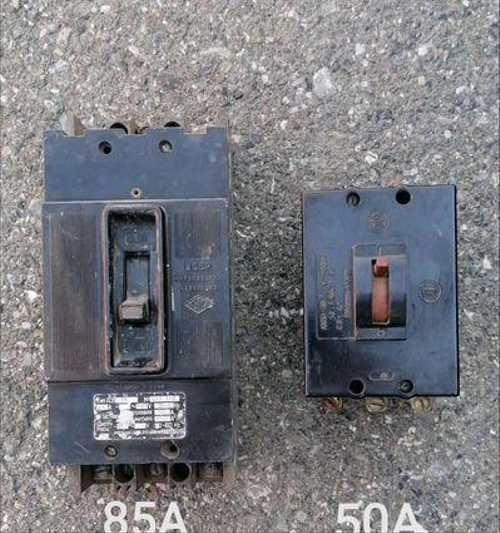 Автоматический выключатель 85А - 50А
